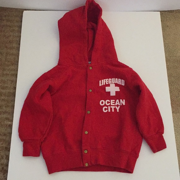 shirt shack | Jackets & Coats | Ocean City Lifeguard Red Jacket | Poshmark